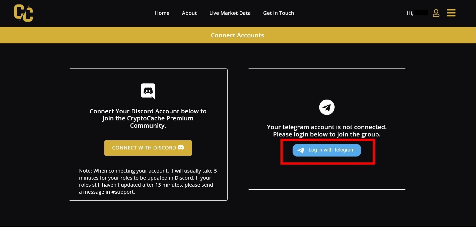 Getting Started | Crypto Cache